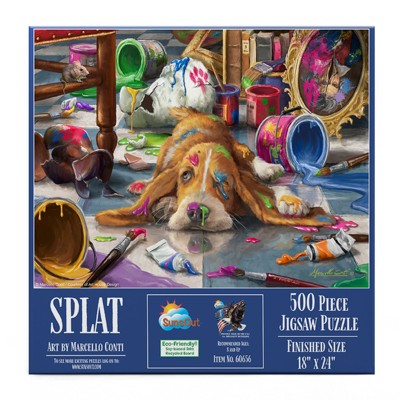 Sunsout Splat 500 Pc Jigsaw Puzzle 60656 : Target