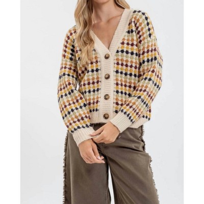 Women's Friend Knit Cardigan - Blu Pepper S : Target