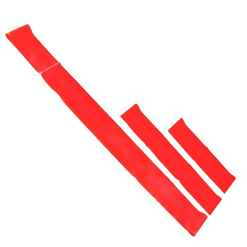 Cando Resistance Exercise Band Loops, 3pc Set Red Light, 10 Inch, 15 ...