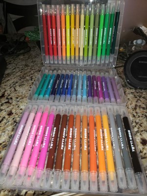 48ct Dual-tip Brush Marker Set In Plastic Case - Mondo Llama™ : Target
