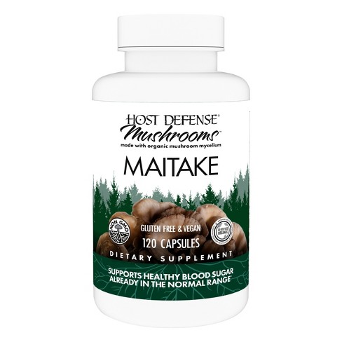 Host Defense Maitake Capsules - Immune & Cellular Health Support - 120 ...