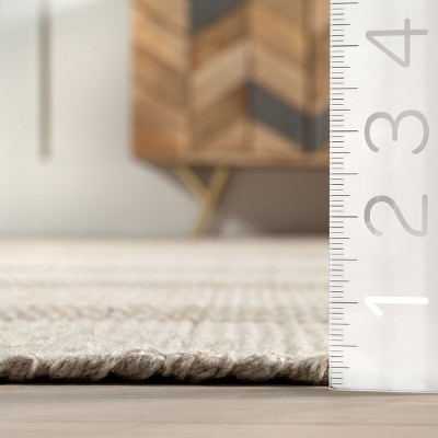 Lauren Liess X Rugsusa - Hawthorn Striped Wool Area Rug, 4' X 6', Ivory ...