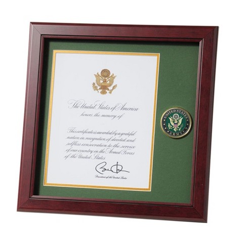 Allied Frame Us Armed Forces Presidential Memorial Certificate Frame ...