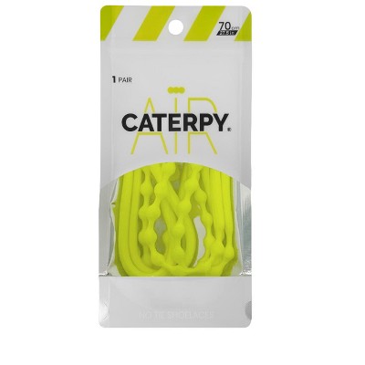 Caterpy Air - The Ultimate Elastic No Tie Shoelaces for Adults and Kids (Electric Yellow ...