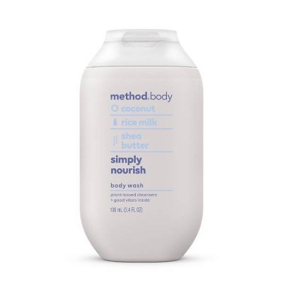 Method Simply Nourish Body Wash - Trial Size - 3.4 Fl Oz : Target