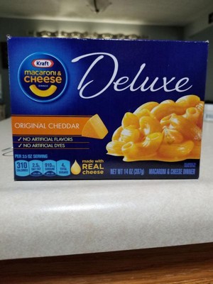 Kraft Deluxe Original Cheddar Mac And Cheese Dinner - 42oz/3ct : Target
