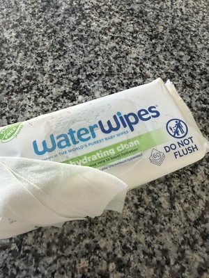 WaterWipes Sensitive+ Hydrating Boost Wipes, 3-In-1 Cleans, 99% Water ...