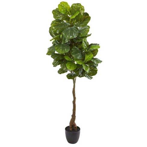 Nearly Natural 64-in Fiddle Leaf Artificial Tree (real Touch) : Target