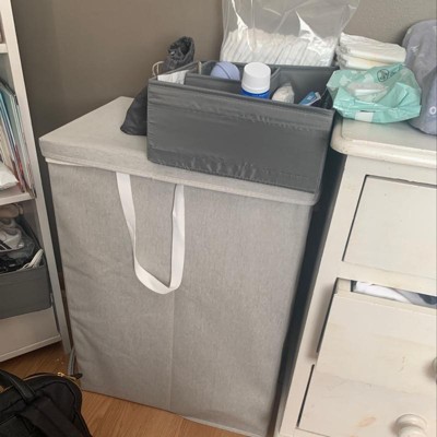 Collapsible Hamper Gray - Brightroom™ : Target