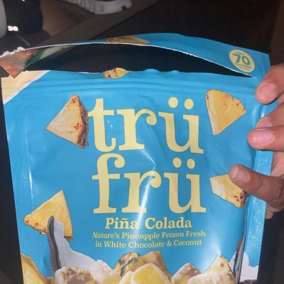 Tru Fru Frozen Pineapples In White Chocolate & Coconut - 8 Oz : Target