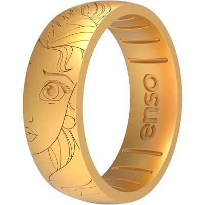 Enso Rings Disney Collection Belle Classic Silicone Ring- Metallic ...