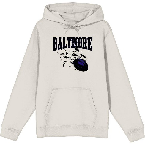 Baltimore Football Adult Sand Long Sleeve Hoodie-small : Target