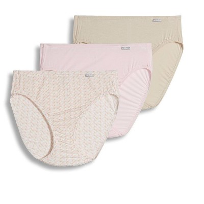 Jockey Women's Supersoft French Cut - 3 Pack 8 Pastel Pinwheel/sand ...