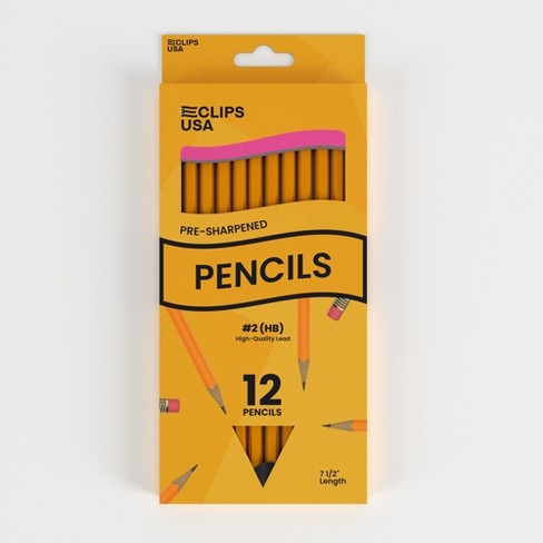16712: #2 Pre-sharpened Pencils, Pack Of 12 (80 Packs) : Target