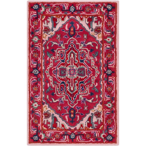 Bellagio Blg546 Hand Tufted Accent Rug - Red/pink - 2'6"x4' - Safavieh ...
