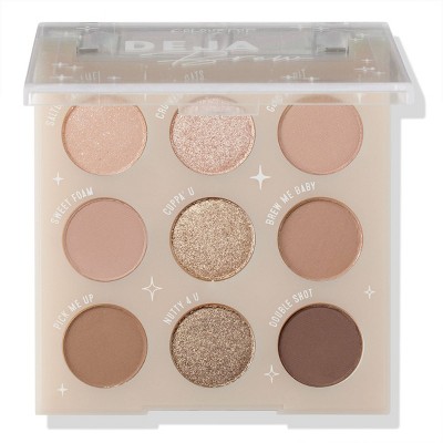ColourPop 9-Pan Eyeshadow Makeup Palette - Deja Brew - 0.3oz : Target