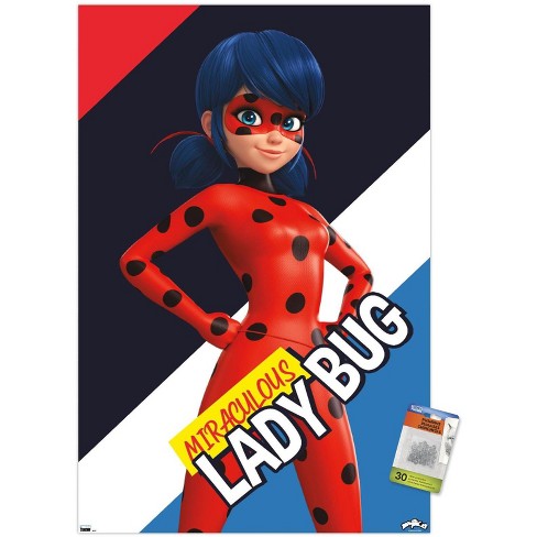 Trends International Miraculous - Ladybug Unframed Wall Poster Print ...