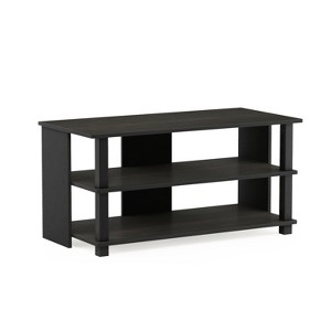 HomeStock 3-Tier TV Stand with Open Shelves, Compact Media Console for ...