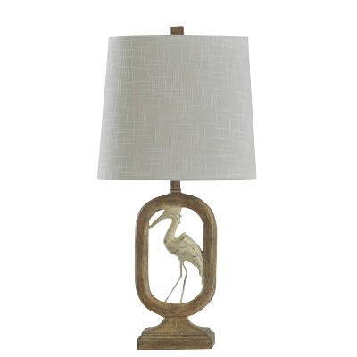 Gilda Table Lamp Distressed Cream - Stylecraft : Target