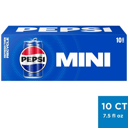 Pepsi - 10pk/7.5 Fl Oz Mini Cans : Target