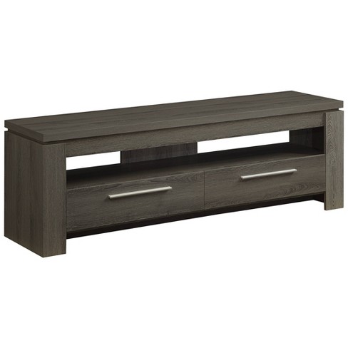 Elkton 2 Drawer Tv Stand For Tvs Up To 65" Weathered Gray - Coaster ...