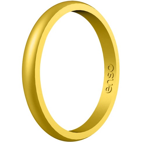 Enso Rings Halo Elements Series Silicone Ring - Gold - 8 : Target