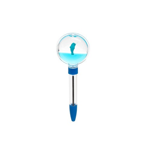Beachcombers Blue Liquid Dolphin Pen Plastic Ocean Coastal Nautical ...