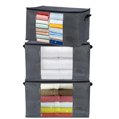 Clear Vinyl Zippered Storage Bags (5-pack) : Target