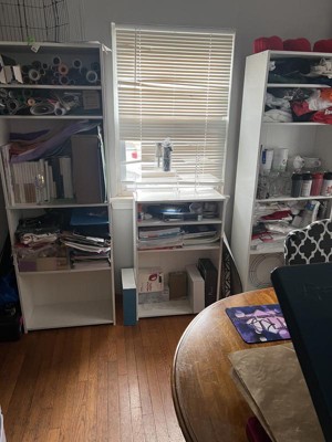 3 Shelf Bookcase Black - Room Essentials™: Modern Style, Wood Composite ...