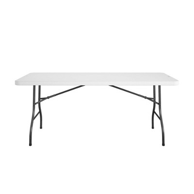 Cosco 72-inch Blow Molded Folding Table, White : Target