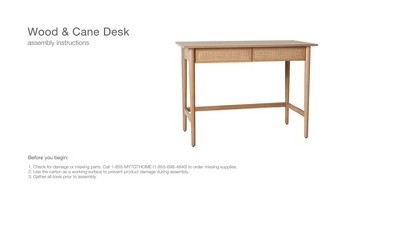 Cane desk target store