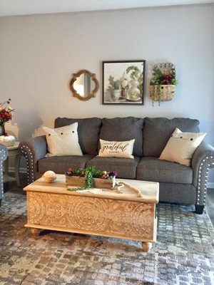 Fossil Ridge Storage Bench Beige - Signature Design By Ashley : Target