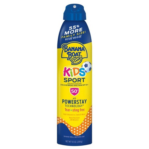 Banana Boat Kids' Sport Sunscreen Spray - Spf 50+ - 9.5oz : Target