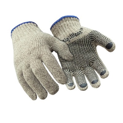 Refrigiwear Warm Ragg Wool Pvc Dot Grip Work Gloves Beige Brown (12 ...