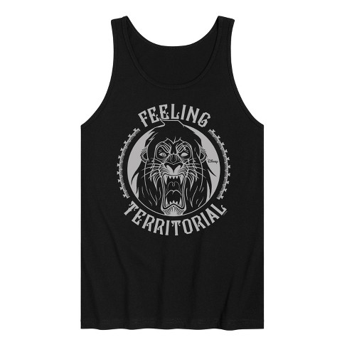 Men's Disney Villains Feeling Territorial Scar Graphic Tank Top - Black ...