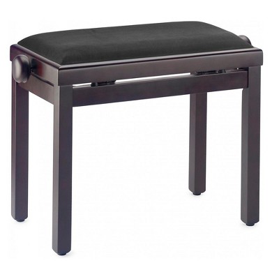 Musician's Gear Pb39 Adjustable-height Piano Bench Level 2 Black Velvet ...