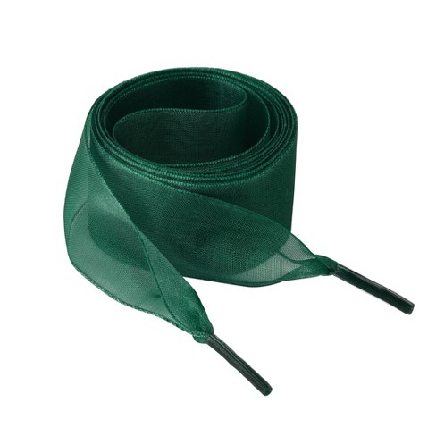 Elerevyo Sneakers Flat Snow Yarn Wide Transparent Shoe Laces 1" Width 2 ...