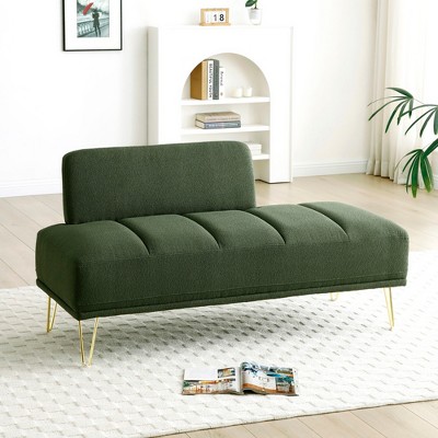 Kaia 47" Olive Upholstered Bench-maison Boucle : Target