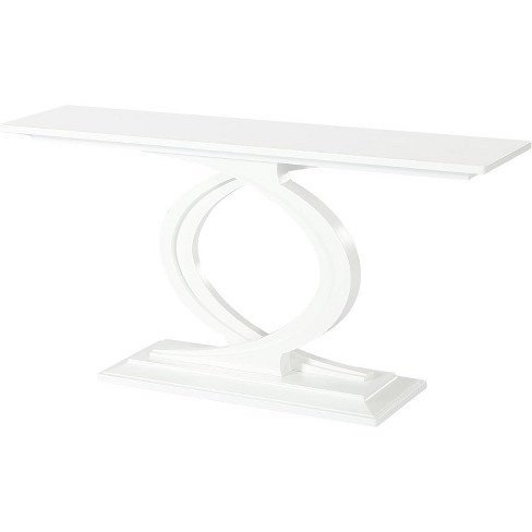 Tribesigns 59 Inches White Modern Console Table : Target