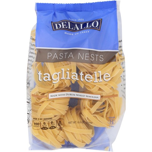 Delallo Pasta Tagliatelle Nest - Pack Of 12 - 8.82 Oz : Target