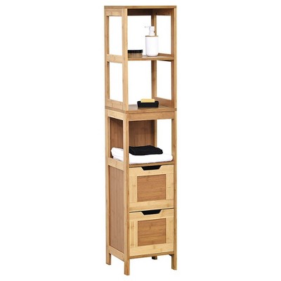 Wood Linen Tower - Threshold™ : Target