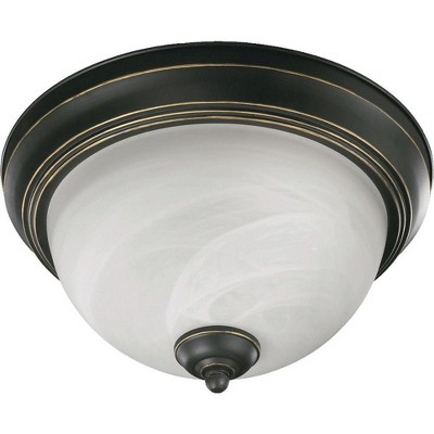 Quorum Lighting 2 - Light Flush Mount In Old World : Target