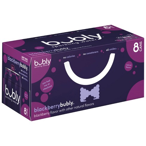 Bubly Blackberry Sparkling Water - 8pk/12 Fl Oz Cans : Target