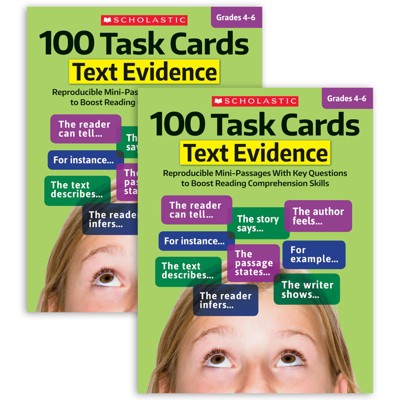 100 Task Cards: Text Evidence - By Scholastic Teaching Resources ...