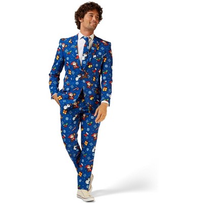 OppoSuits Men's Christmas Suit - Merry Pixmas - Multicolor : Target