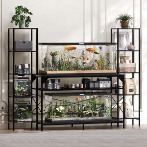 Garvee Heavy-Duty Aquarium Stand for 20–90 Gallon Fish Tanks, 12-Leg ...