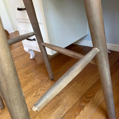 Pulaski 2pk Outdoor Acacia Wood Bar Stools With Wicker - Light Brown ...