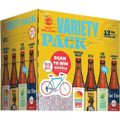 New Belgium Beer Variety Pack Beer – 12pk/12 fl oz Bottles – Target ...