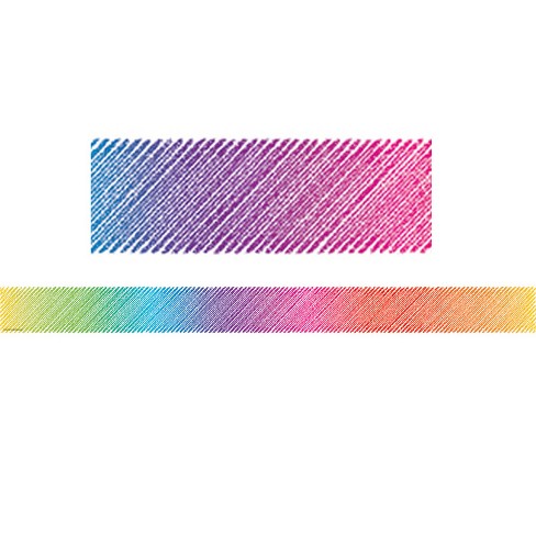 Teacher Created Resources Colorful Scribble Straight Border Trim, 35 ...