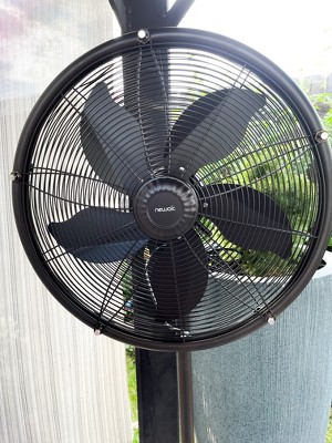 Newair Outdoor Misting Fan And Pedestal Fan Combination, 600 Sq. Ft ...